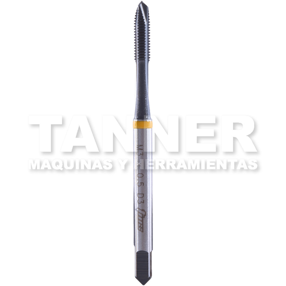 MACHUELO SEMICONICO HSS M3X.5 PUNTA ESPIRAL D3 3F UN INOXIDABLE | Máquinas y Herramientas para ...