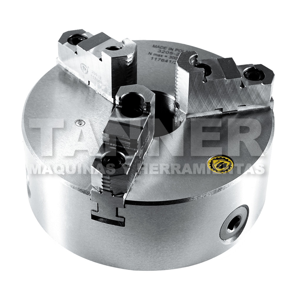 CHUCK UNIVERSAL 8PULG 3 MORDAZAS | Máquinas y Herramientas para la industria metalmecánica