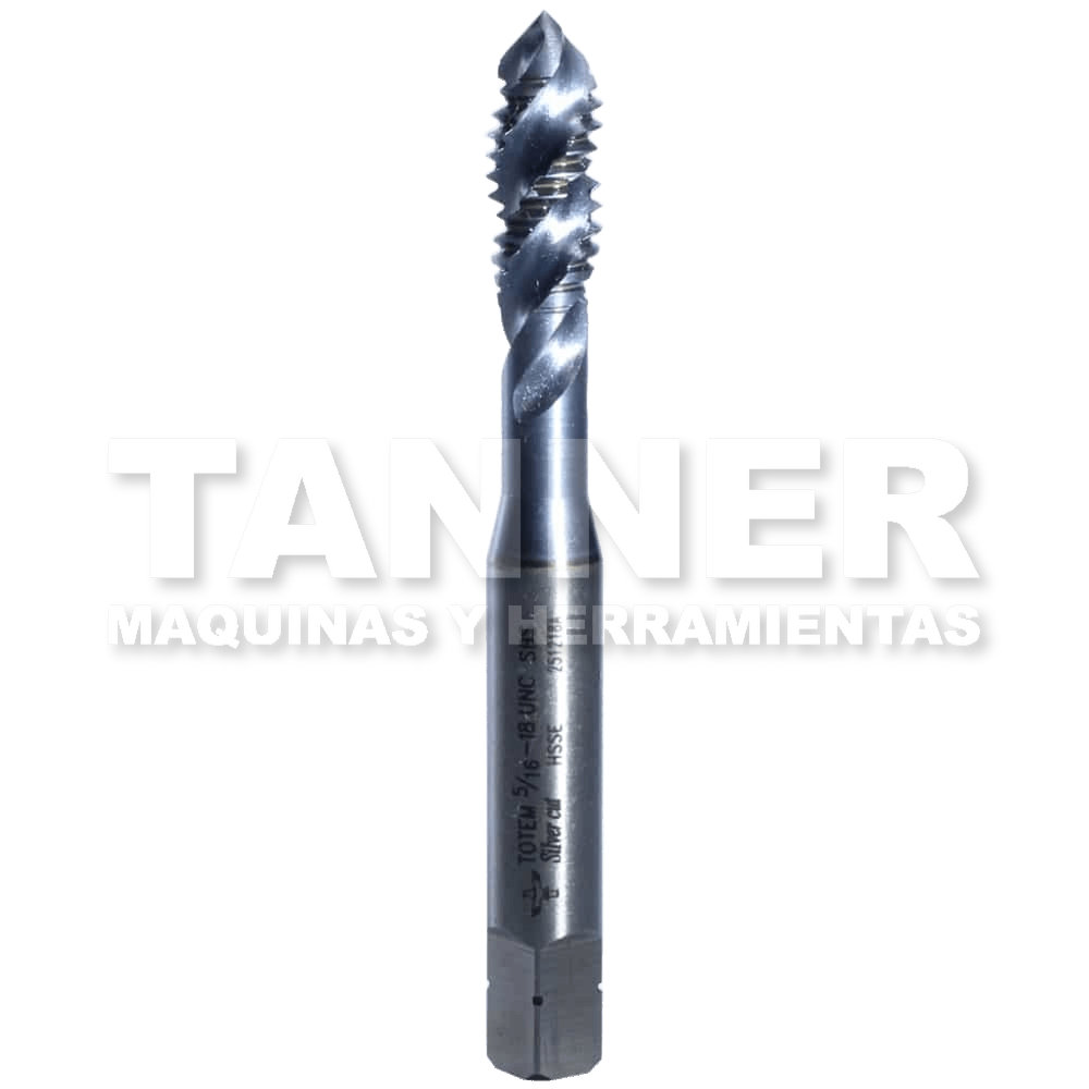 MACHUELO SEMICONICO HSS-E 5/16-18 3F UNC TICN | Máquinas y Herramientas para la industria ...
